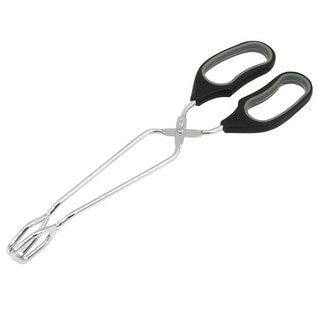 Chef Craft 12" Long Comfort Grip Offset Cooking Tongs for Easier ...