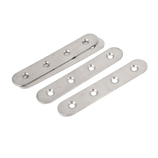 Flat Straight 4 Holes Repair Mending Fixing Plate Fastener 100x17x2mm ...