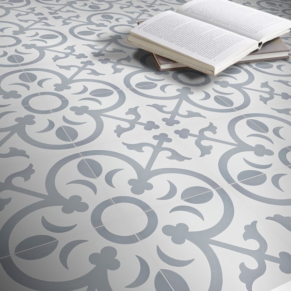 Handmade Amlo in Grey and White Tile, Pack of 12 (Morocco) - Bed Bath ...