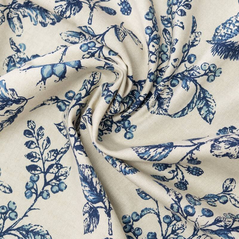 Waverly Gardens Rod Pocket with header Kitchen Curtains - Tier, Swag or ...