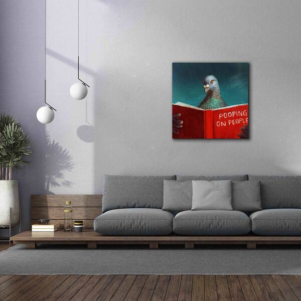 Epic Graffiti 'Pooping on People' by Lucia Heffernan, Canvas Wall Art ...