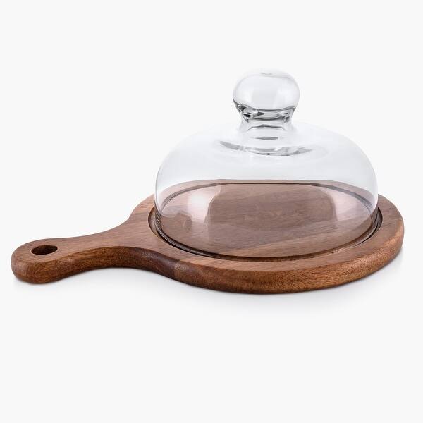 8-Inch Platter With Glass Cover - Bed Bath & Beyond - 37777349