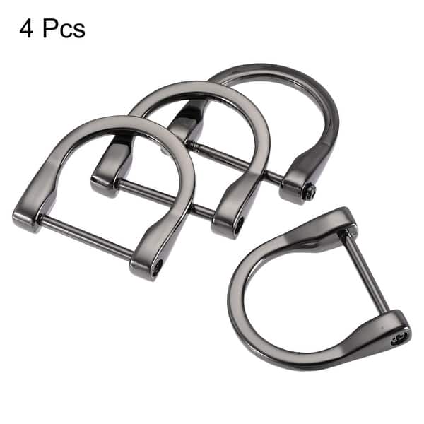 U Shape Horseshoe D-Rings Screw-in Shackle Buckle - 29mm - On Sale ...