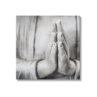 Stupell Buddha Prayer Hands Canvas Wall Art Design by LSR Design Studio ...