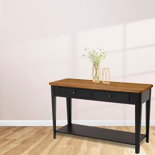 Chromcraft Peter Revington Console Table in Chestnut, Black Finish ...