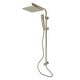 Kingston Brass Claremont Wall Mount Rain Drop Shower System with Hand ...