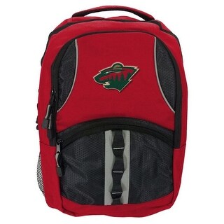 Northwest NHL Minnesota Wild Captain Backpack NHL Fan Padded Back Mesh ...