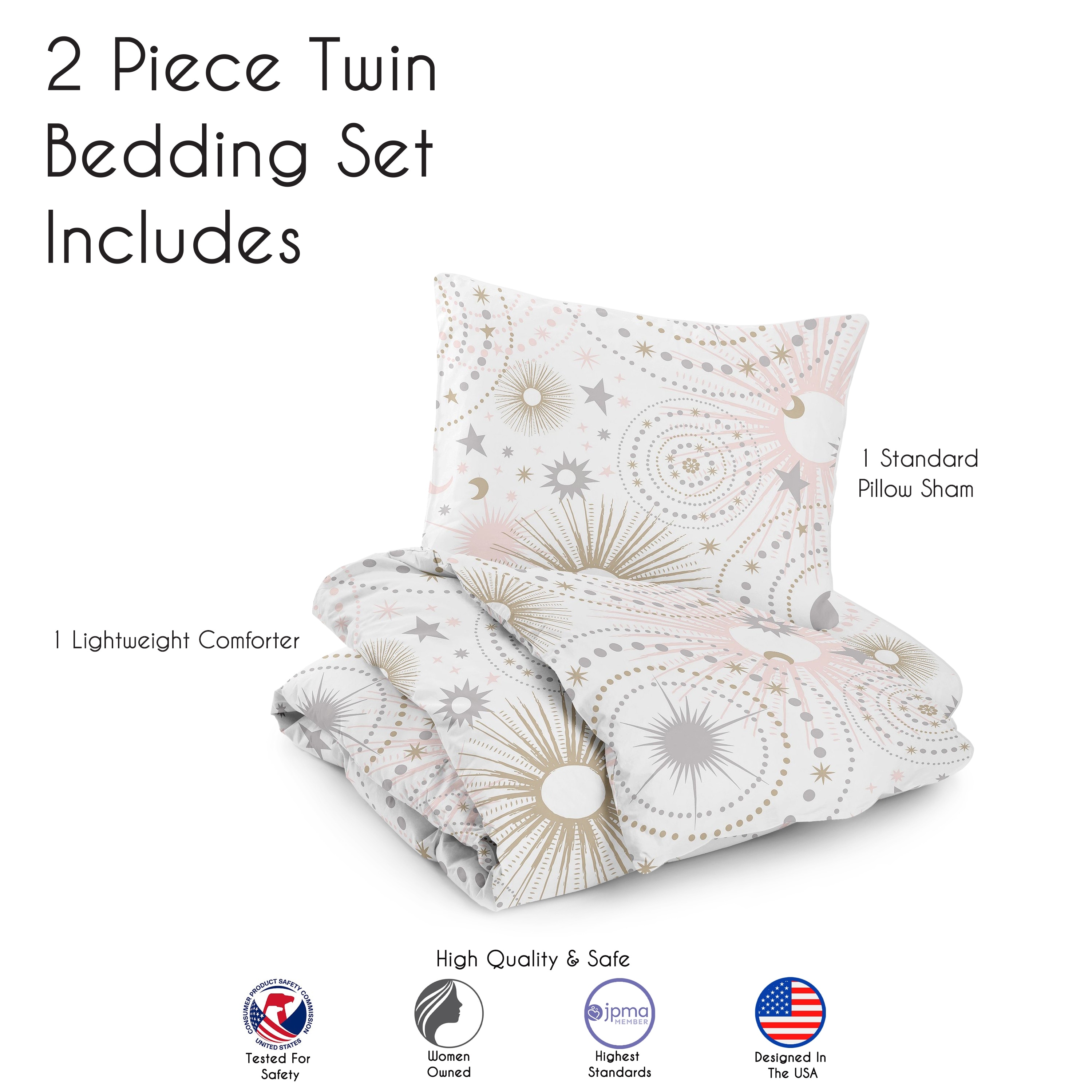 moon comforter twin