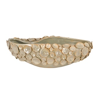 Silver Shimora Shell Centerpiece Bowl - Bed Bath & Beyond - 39164933
