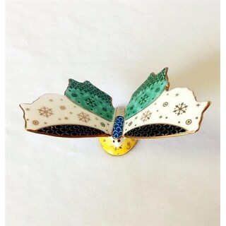 Multi Colors And Patterns Porcelain Butterfly Figurine - Bed Bath ...