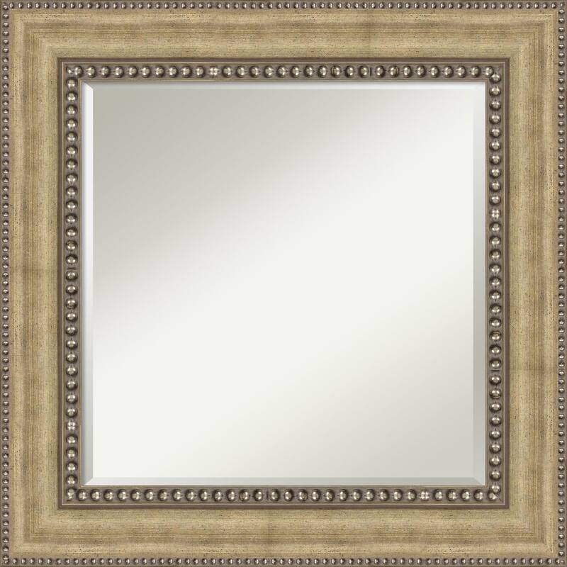 Wall Mirror Square, Astoria Champagne 27 x 27-inch - square - 27 x 27 ...