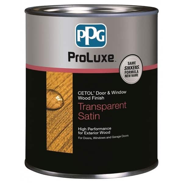 PPG SIK48078/04 ProLuxe Cetol Transparent Satin Door & Window Wood ...