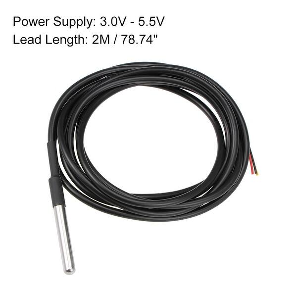 DS18B20 Temperature Sensor Waterproof Digital Thermal Probe Temp Sensor ...