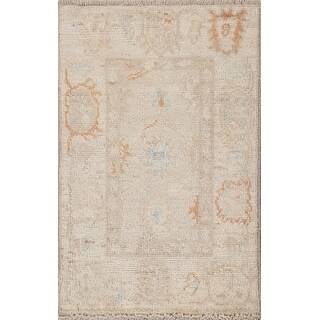 Muted Oriental Authentic Oushak Turkish Wool Area Rug Hand-knotted - 1 ...