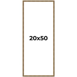 20x50 Frame Gold Kingsley Distressed Solid Wood Picture Frame Width ...