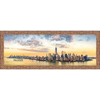 39x13 or Puzzle Ornate Gold Complete Wood Panoramic Frame with UV ...