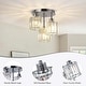 Gorgeous Crystal Ceiling Light Fixture - Elegant Design, Wide ...