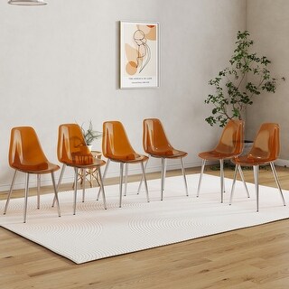 golden chair plastic chair armless crystal chair Nordic creative makeup ...
