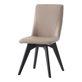 ACME Redmond Upholstered Side Chairs in Khaki and Black (Set of 2 ...