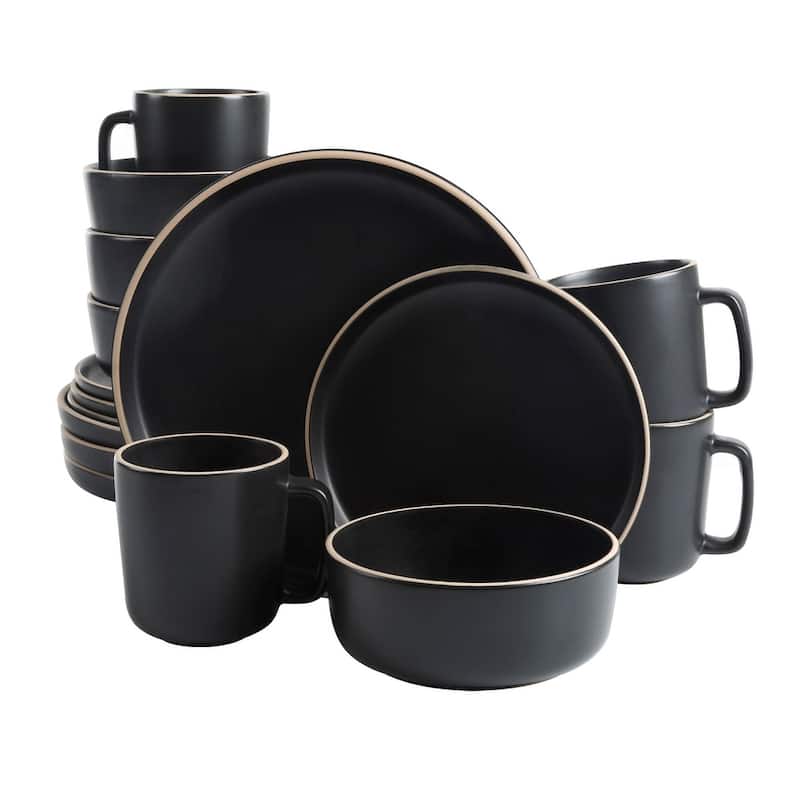 Black Dinnerware Sets - Overstock