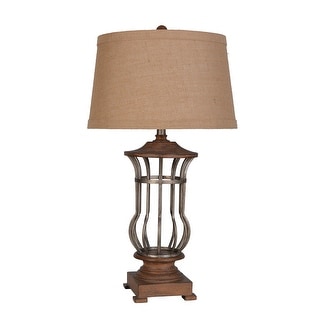 Metal and Polyresin Table Lamp (Set of 2) - Bed Bath & Beyond - 28683999