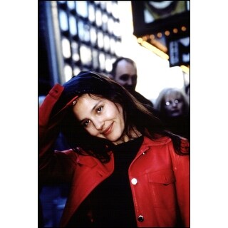 Virginie Ledoyen In Hilfiger Leather At The Tommy Hilfiger Fall 2000 ...