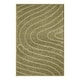 Luxe Weavers Modern Geometric Wave Area Rug, Stain Resistant Carpet ...
