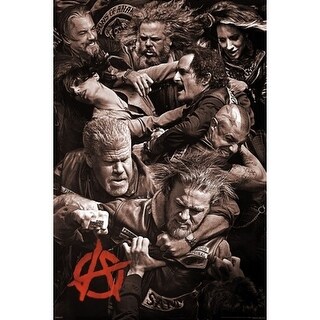 Sons Of Anarchy Fighting Poster Print (22 X 34) Item Pyrpas0487 - Bed ...