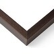 8x24 Brown Walnut Shadow Box Frame | 3/4" of Depth | Includes Hardware ...