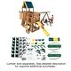 Kodiak Swing Set DIY Hardware Kit (Lumber and Slide Not Included) - 21. ...