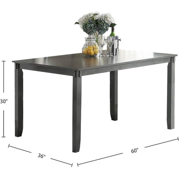 Dining Room Furniture Unique Modern 6pc Set Dining Table 4x Side Chairs ...
