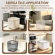 Small Desktop Trash Can with Open Top, Compact Mini Wastebasket Garbage ...