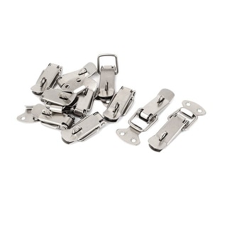 Toolbox Box Spring Loaded Straight Loop Toggle Catch Latch Hasp 10pcs ...
