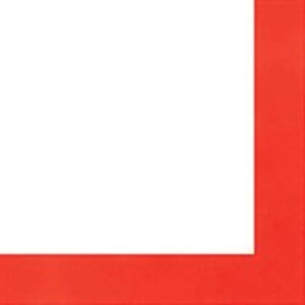 27x40 Colori Red Flat Solid Wood Frame Great for Posters Photos Art ...