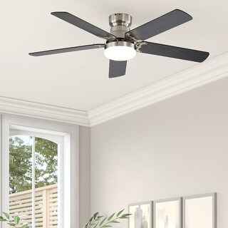 42 inch Ceiling Fan with Remote,Dual Blade Finish,3CCT LED Light ...