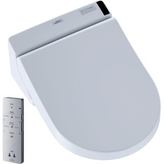 TOTO SW2047T20 Washlet+ C200 Elongated D-Shaped Soft Close Bidet Seat ...
