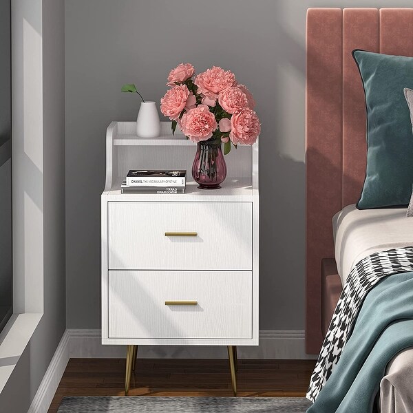 Bed bath and beyond white nightstand store