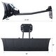 Universal ATV/UTV Snow Plow Kit, ATV Plow System, Steel Blade Complete ...