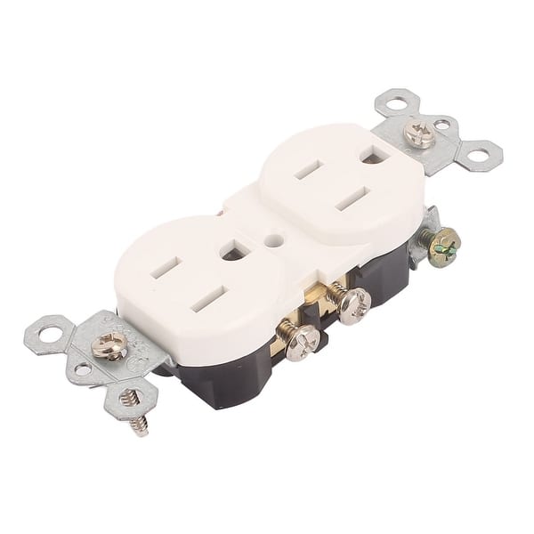 125V 15A Plastic Shell Twist Lock US Socket Tamper Resistant Duplex ...
