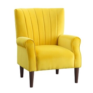 Traditional Accent Chair Arm Chair Side Chairs Single Sofa - Bed Bath ...