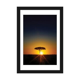 iCanvas "Acacia Tree On The Horizon At Sunset, Masai Mara" by Jane Rix ...