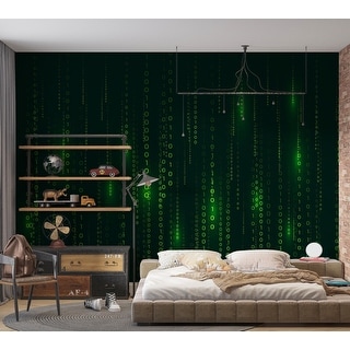 Premium Wallpaper Wall Mural - Matrix Code - Bed Bath & Beyond - 40848320