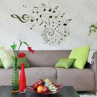 Rotation Of The Notes Wall Decals Stickers Ideal For Living Room - Bed ...