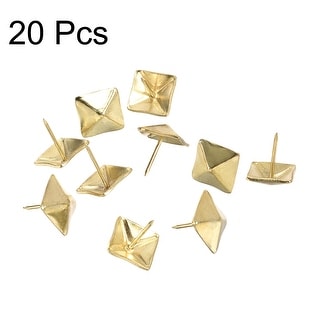 Upholstery Nails Tacks 19mm Square Head 21mm Height Nails Pins 20 Pcs ...