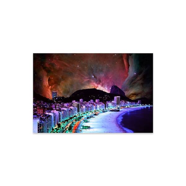 Rio de Janeiro, Brazil Orion Nebula Skyline Print On Acrylic Glass by ...