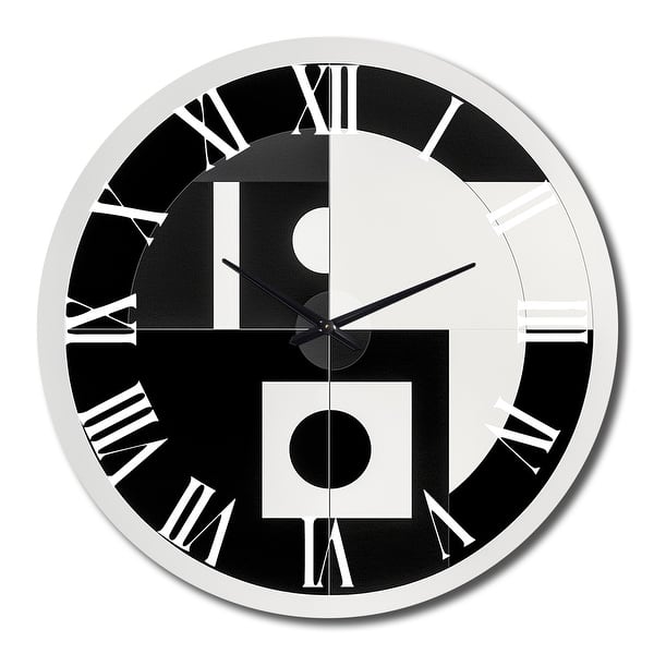 geometric black clock