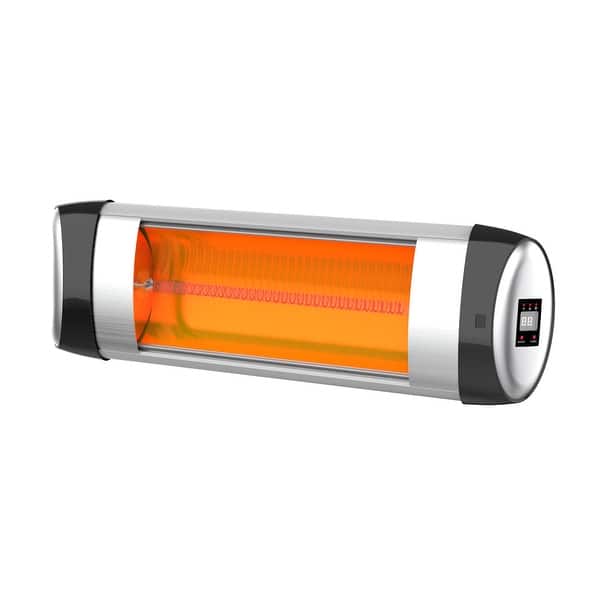 1500W Wall Mounted Infrared Electric Heater with Remote Control - 26-in ...