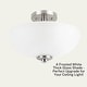 Frosted Glass Ceiling Light Cover Replacement For Ceiling Mounted ...