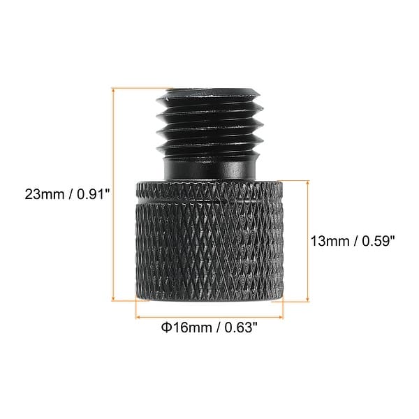 Mic Stand Adapter Female to Male Camera Screw Thread Adapter Black ...