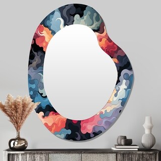 Designart - Celestial Disguise Undulation I - Abstract Metal Art Decor ...